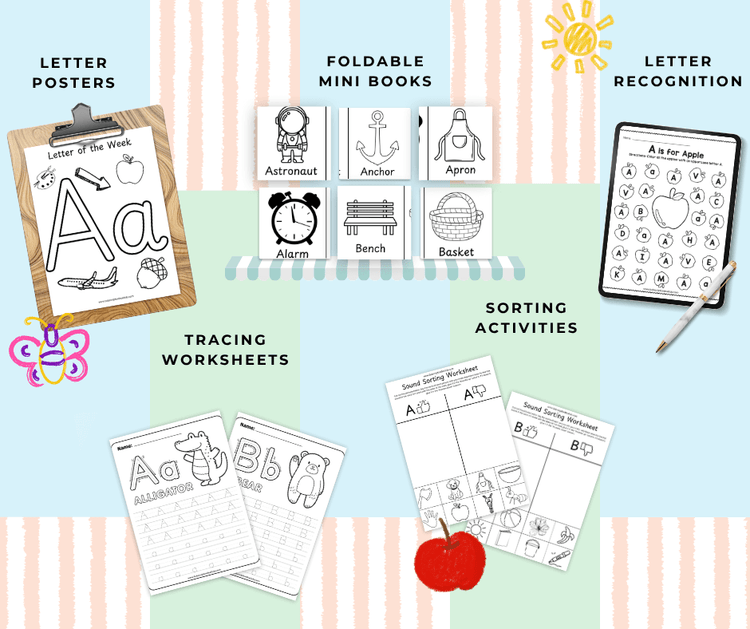 Letter of the Week Pack | Teach Your Preschooler the ABCs ...